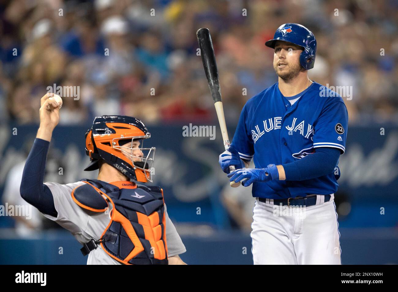 TORONTO, ON - JUNE 30: Detroit Tigers Catcher Grayson Greiner (17 ...