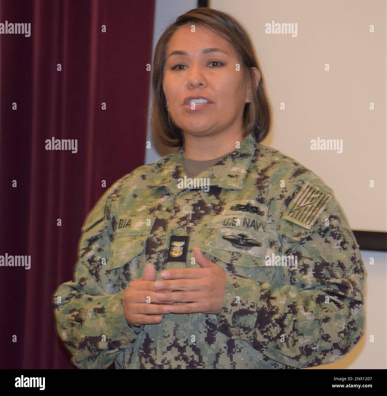 Expeditionary Medical Facility Bravo Command Master Chief Shannon Bia ...