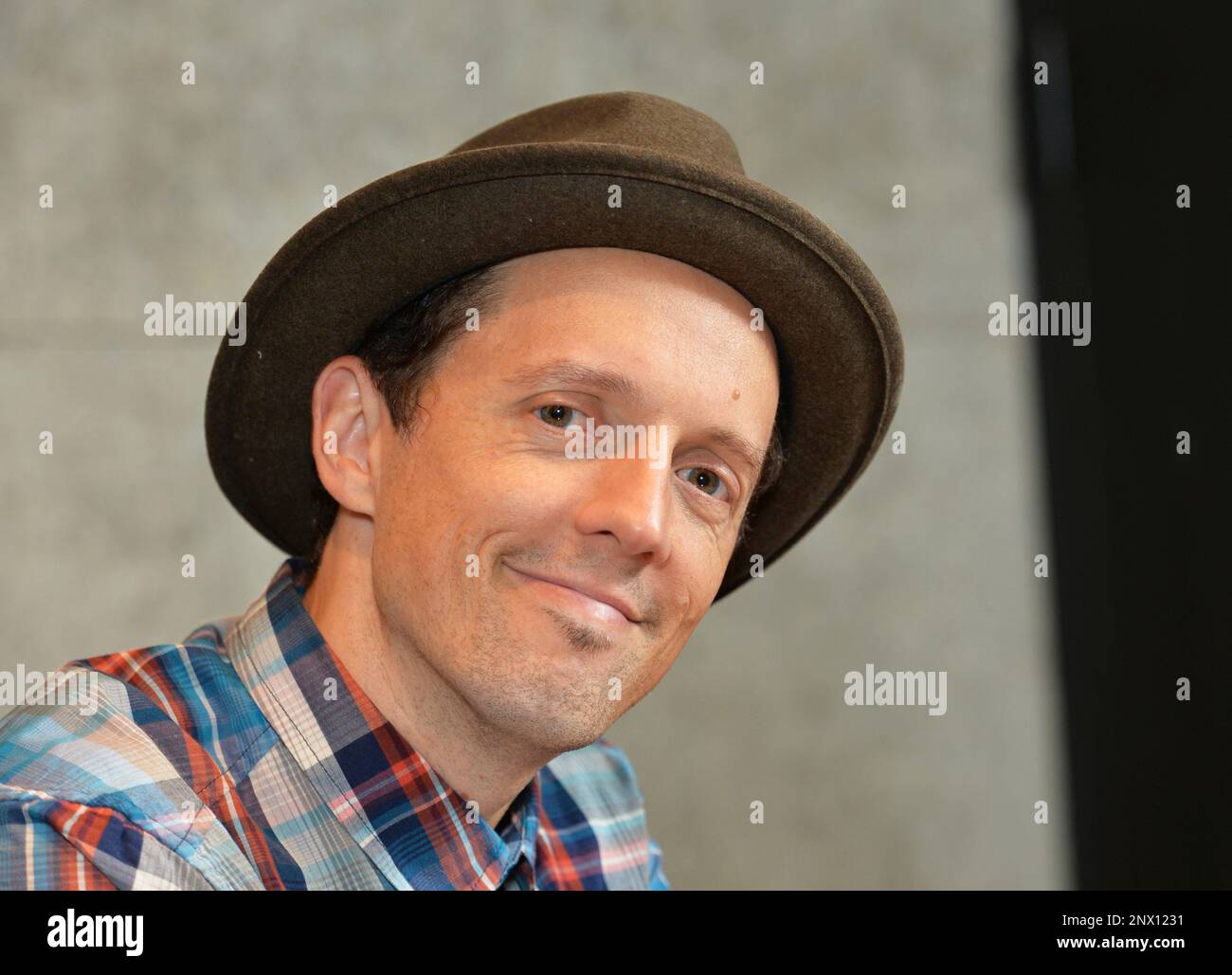 Jason Mraz, American singer-songwriter, poses for photo during an ...