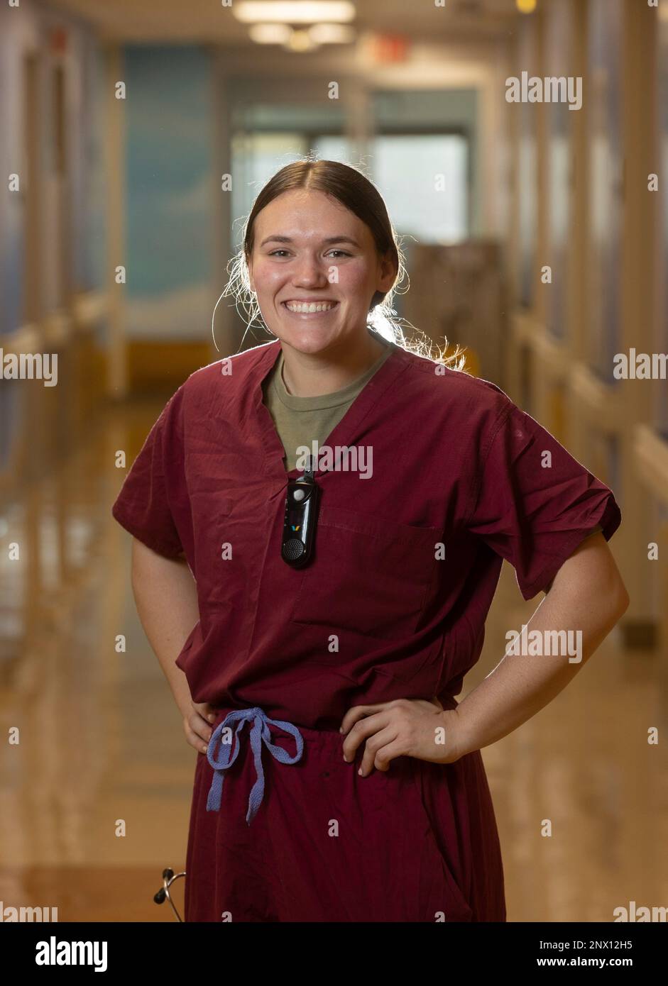 U.S. Army 2nd Lt. Hannah Robinson, a pediatric nurse from from ...