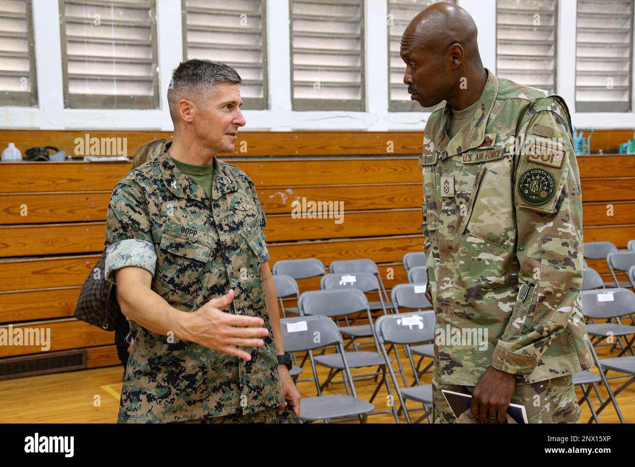 U.S. Marine Corps Col. Christopher L. Bopp, commanding officer for ...