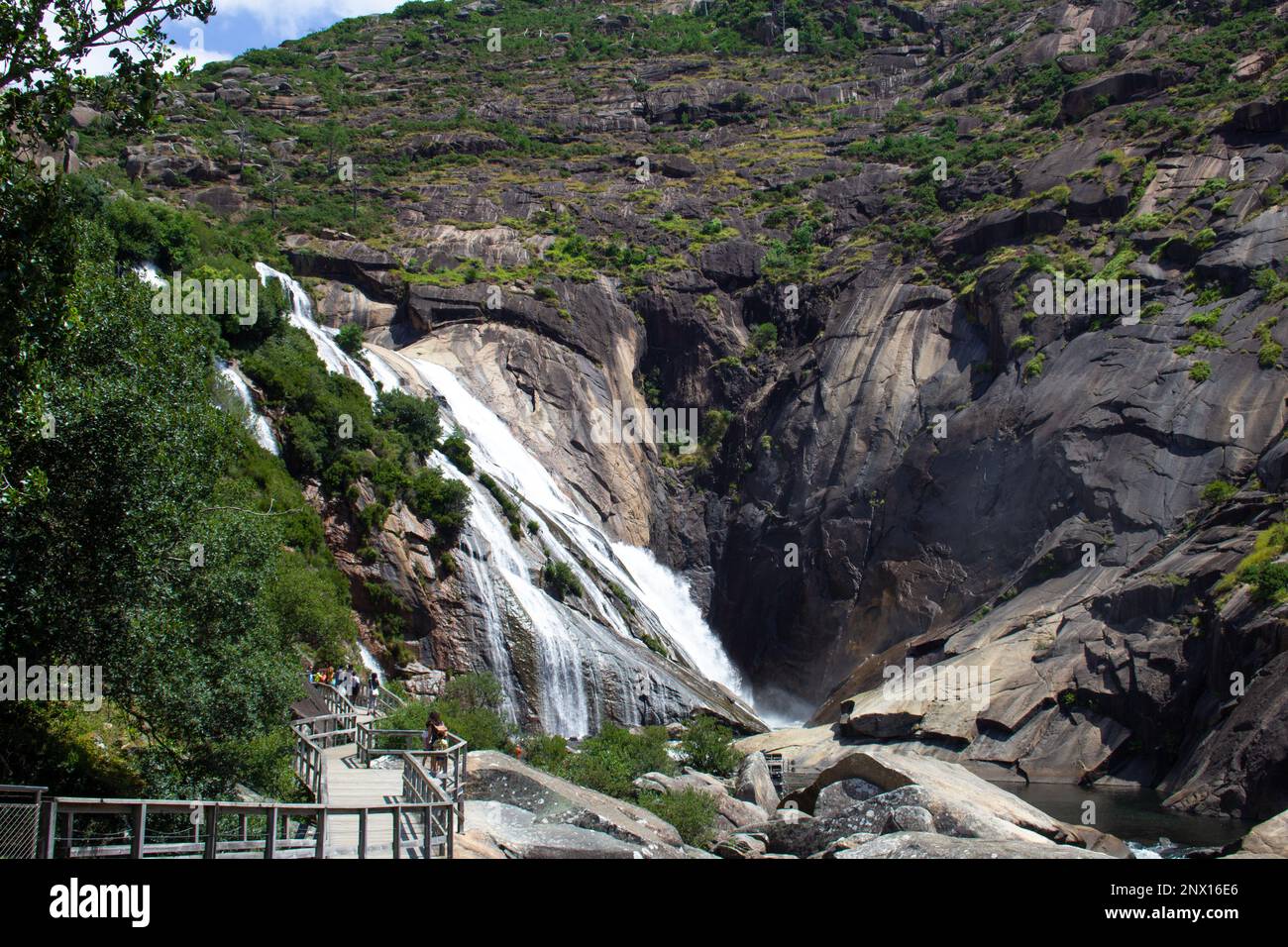 landscape of the Ézaro waterfalls Stock Photo - Alamy