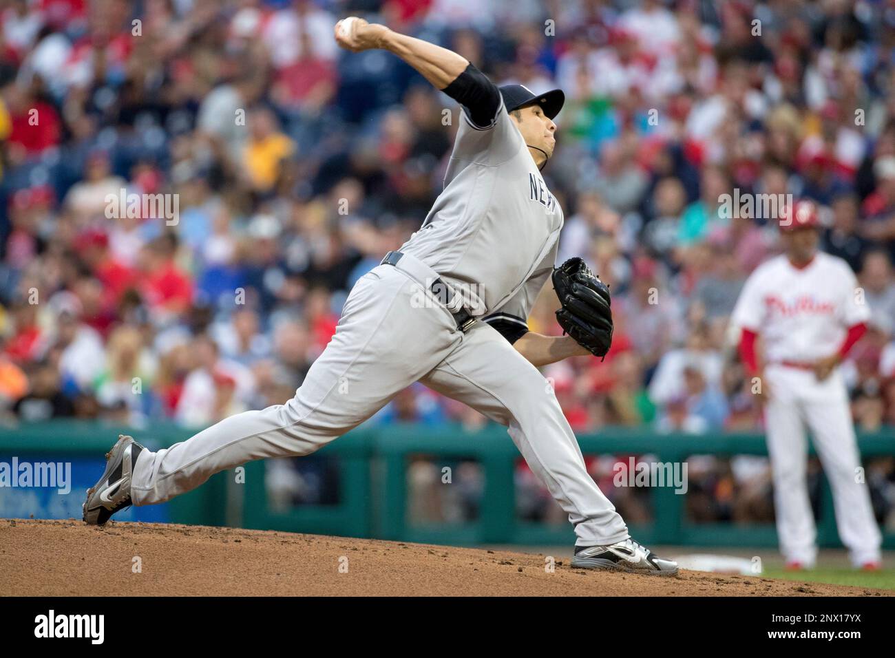 June 27, 2018: New York Yankees pitcher Luis Cessa (85) in action ...