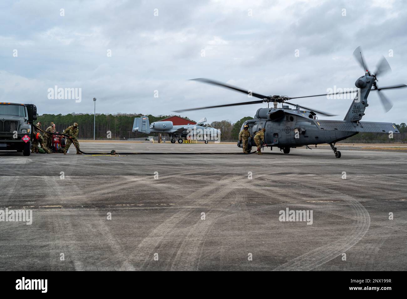 920th Rescue Wing HH-60G Pave Hawk helicopters and 175th Wing A-10C ...