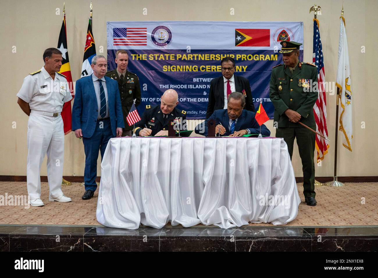 DILI, Timor-Leste (Feb. 2, 2023) Adm. John C. Aquilino, Commander of U.S. Indo-Pacific Command ...