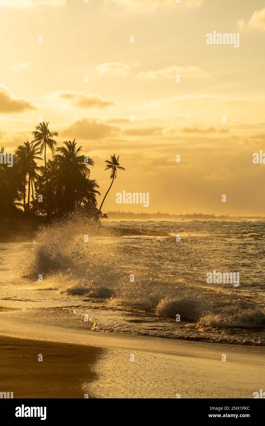 Beautiful Sunset at Piñones loiza Puerto Rico Stock Photo - Alamy