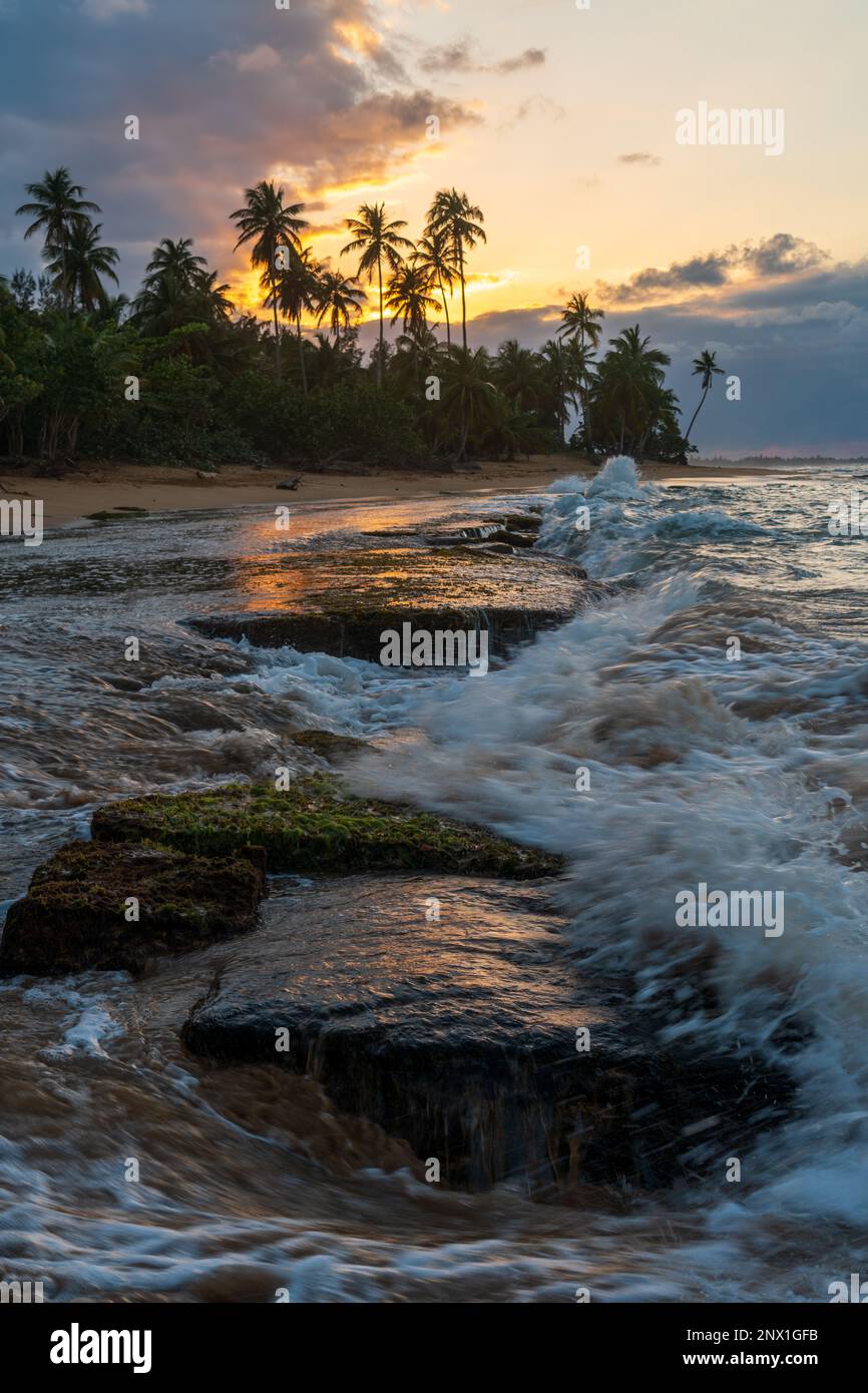 Beautiful Sunset at Piñones loiza Puerto Rico Stock Photo - Alamy