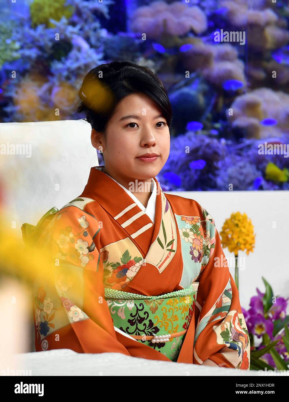 Japan's Princess Ayako of Takamado visits Japan Grand Prix ...