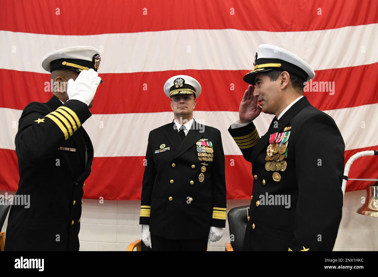 Capt. Ketan Chhipwadia relieves Capt. Gregory Granieri as the ...