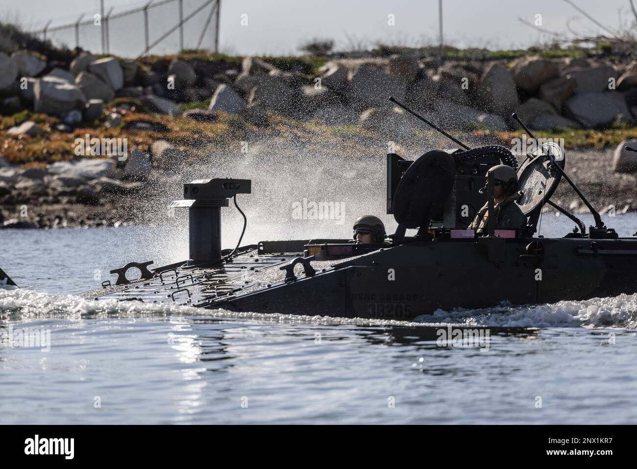 U.S. Marines with 3rd Assault Amphibian Battalion, 1st Marine Division ...
