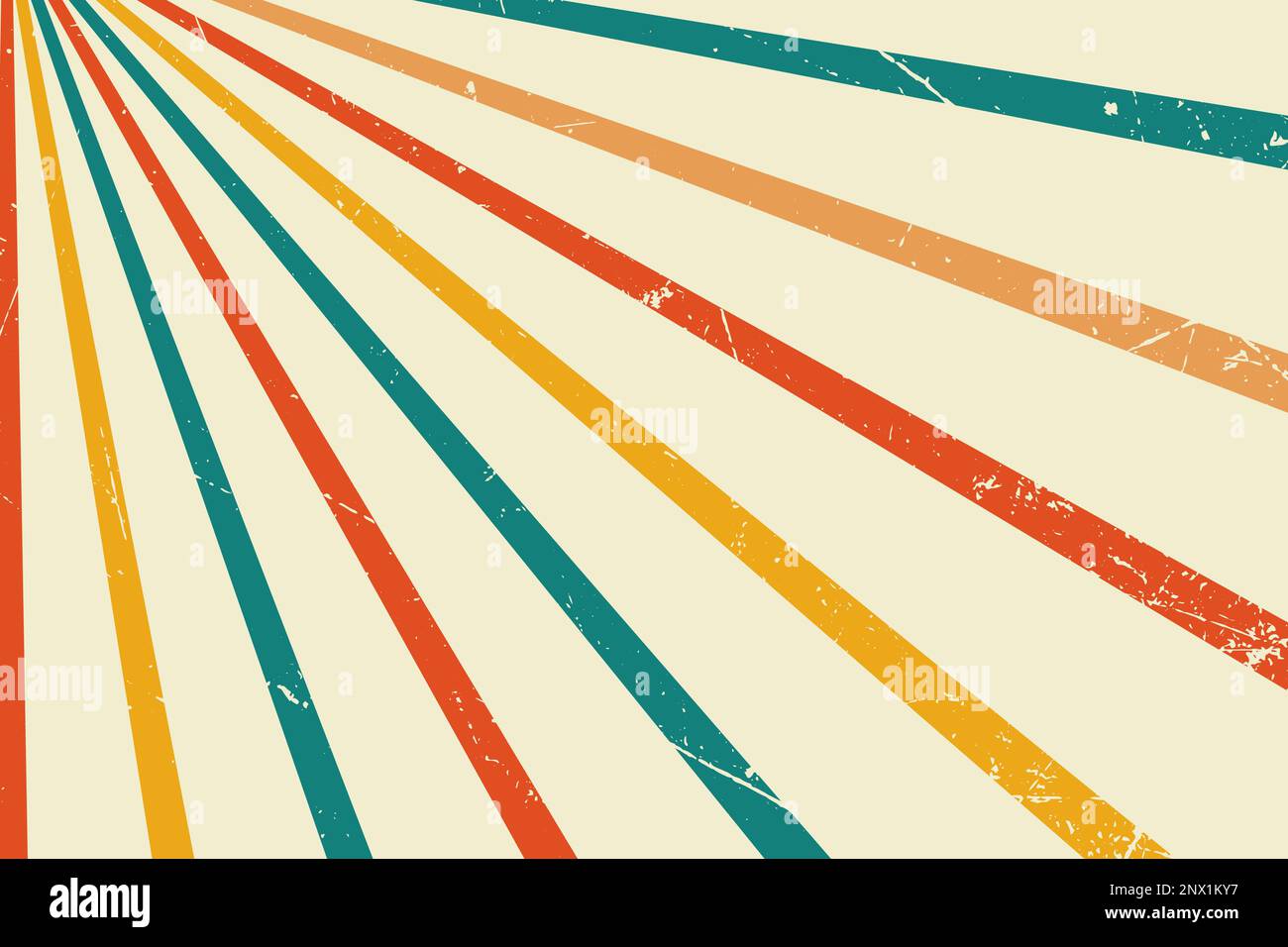 Retro horizontal background. Fantasy Vector illustration. Old paper ...