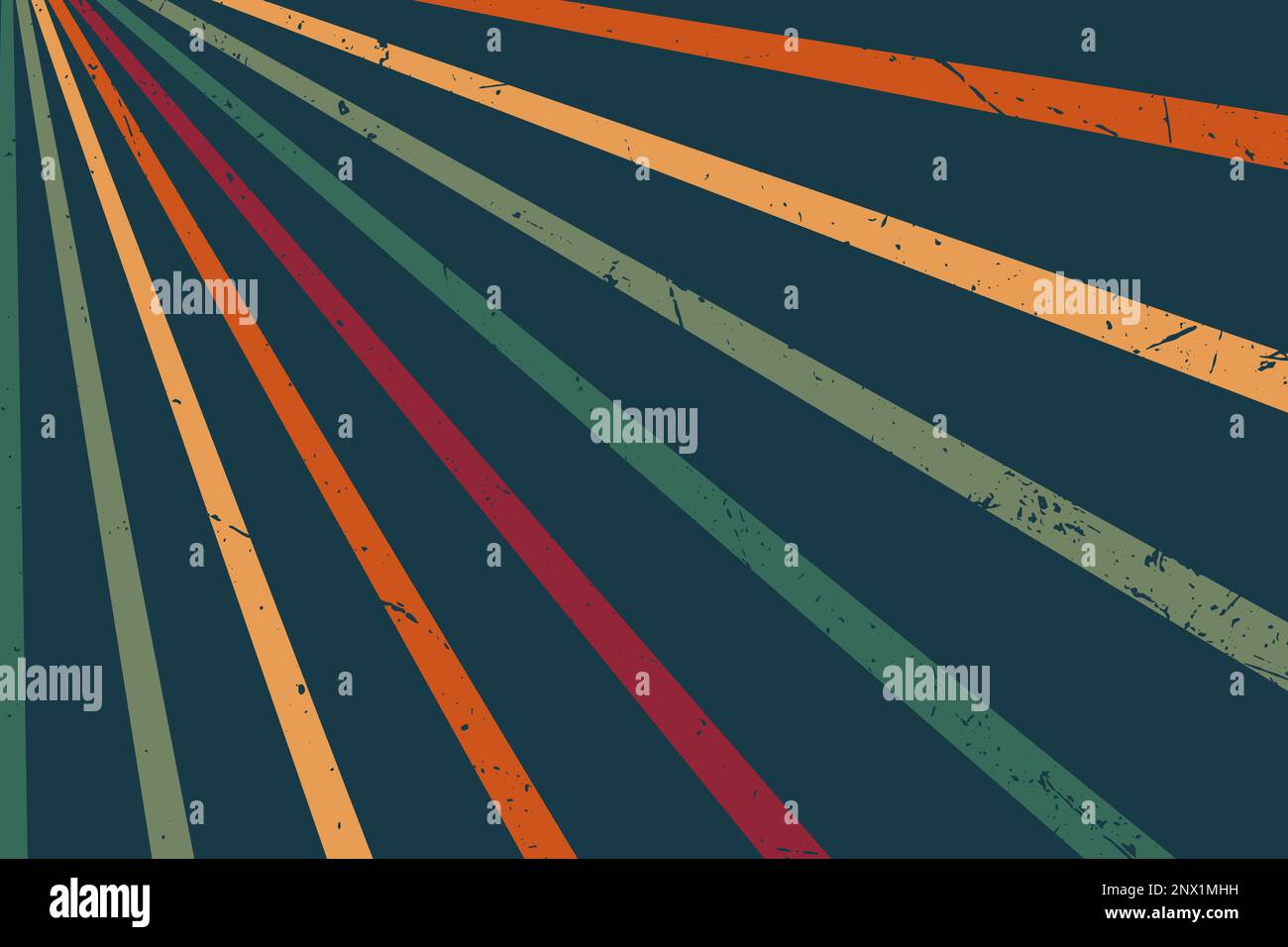 Retro horizontal background. Fantasy Vector illustration. Old paper ...