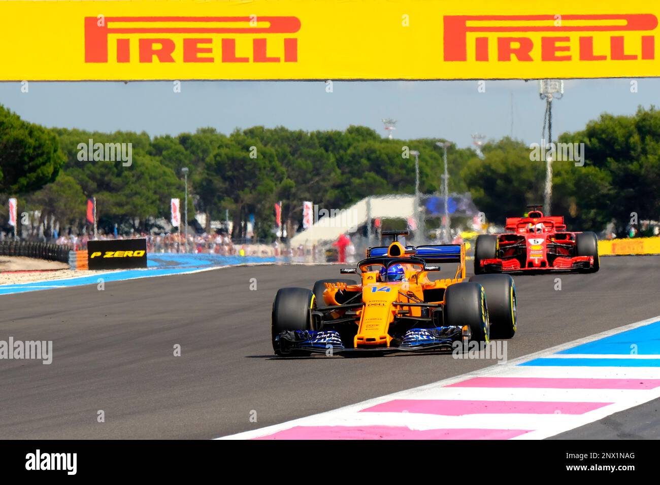 June 24, 2018 - Le Castellet, Var, France - McLaren 14 Driver FERNANDO ...