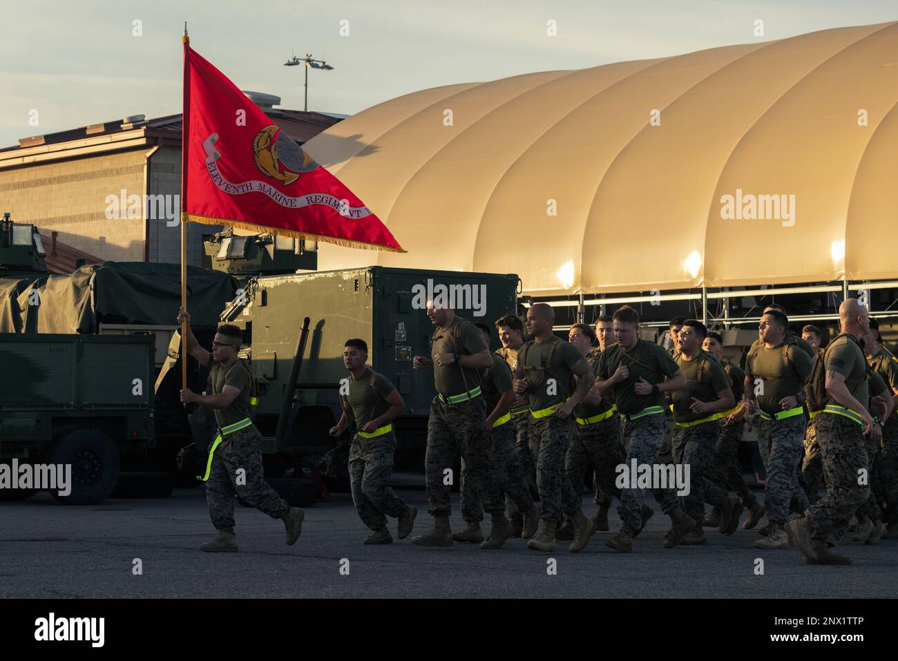 U.S. Marines with 11th Marine Regiment, 1st Marine Division ...
