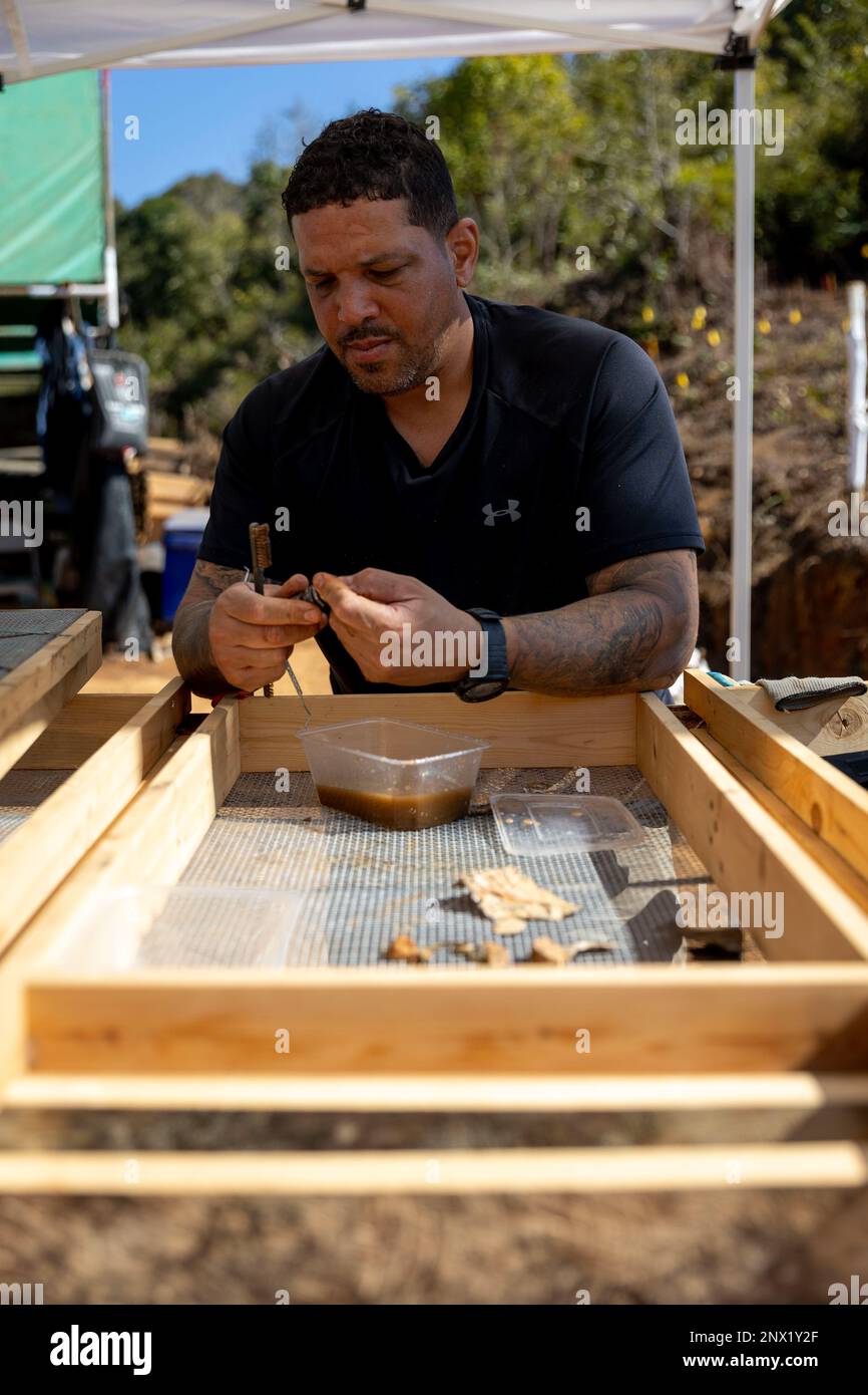 U.S. Air Force Master Sgt. Theodore Fioto, a life support investigator ...