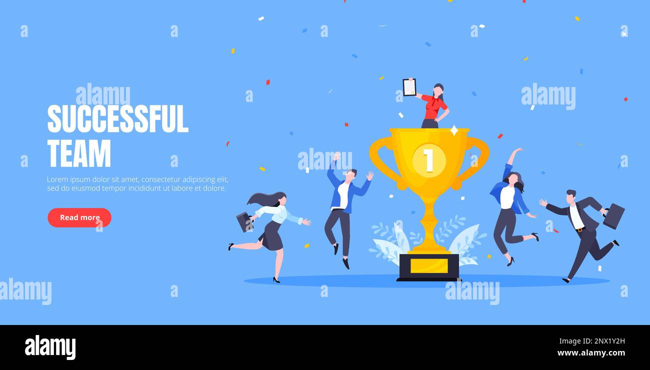 Employee recognition or proud workers of the month business concept ...