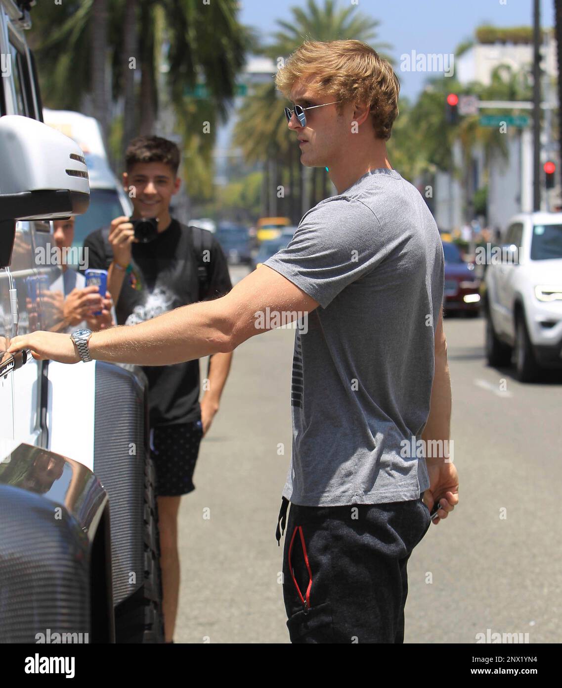 Photo by: STRF/STAR MAX/IPx 2018 6/21/18 Logan Paul is seen in Los ...
