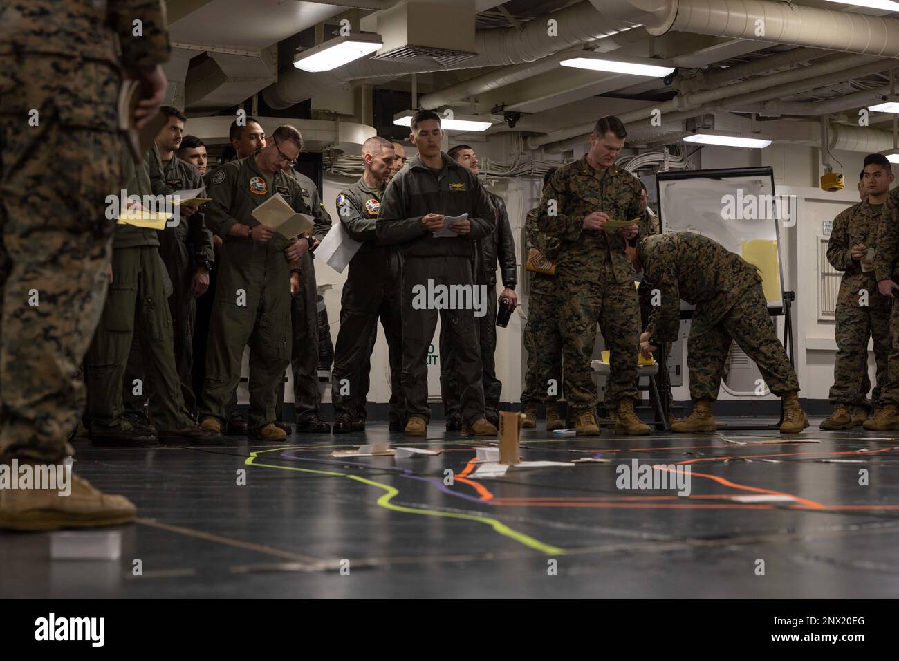 U.S. Marines with the 31st Marine Expeditionary Unit, take part in a ...