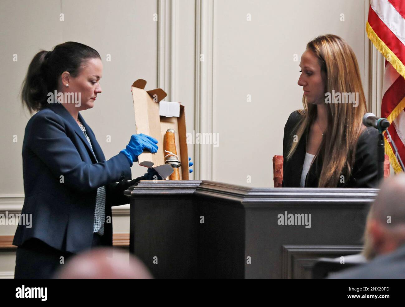 Christina Froehlich, GBI special agent, testifies about knives ...