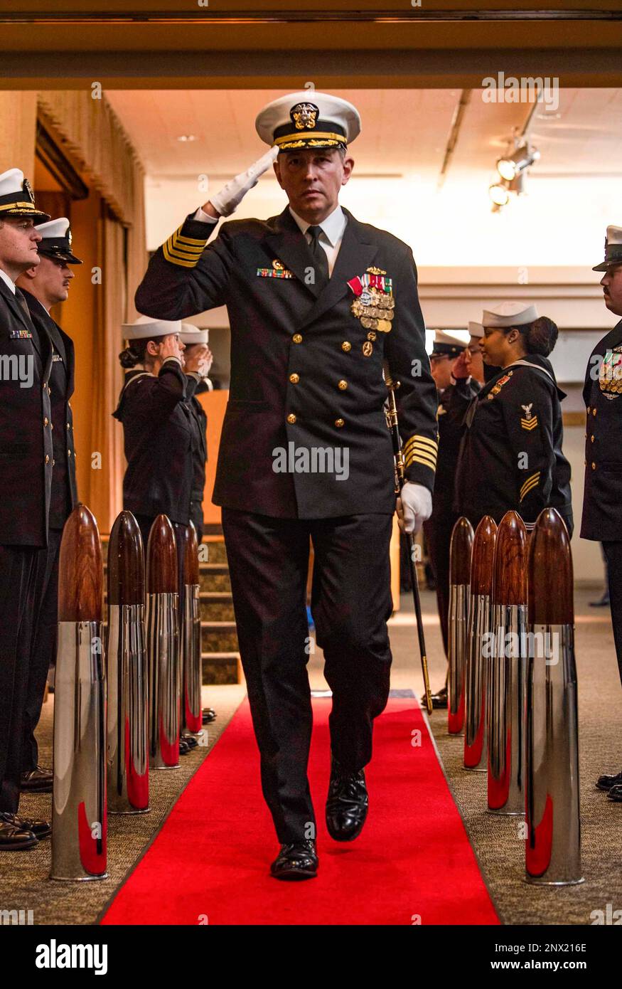 Capt. Rich Massie, outgoing commanding officer of Naval Base Kitsap ...