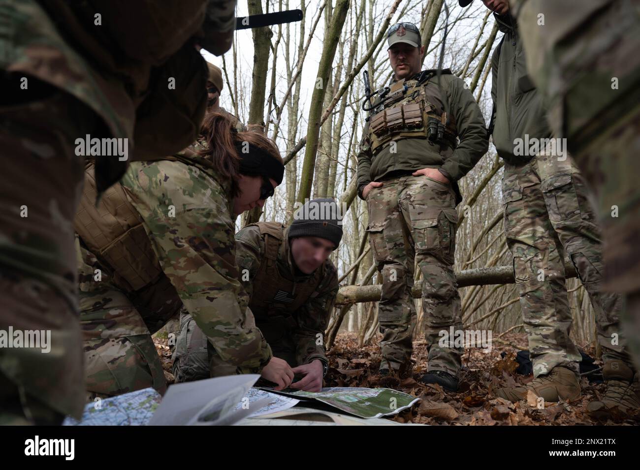 U.S. Air Force Airmen from the 352nd Special Operations Wing and the ...