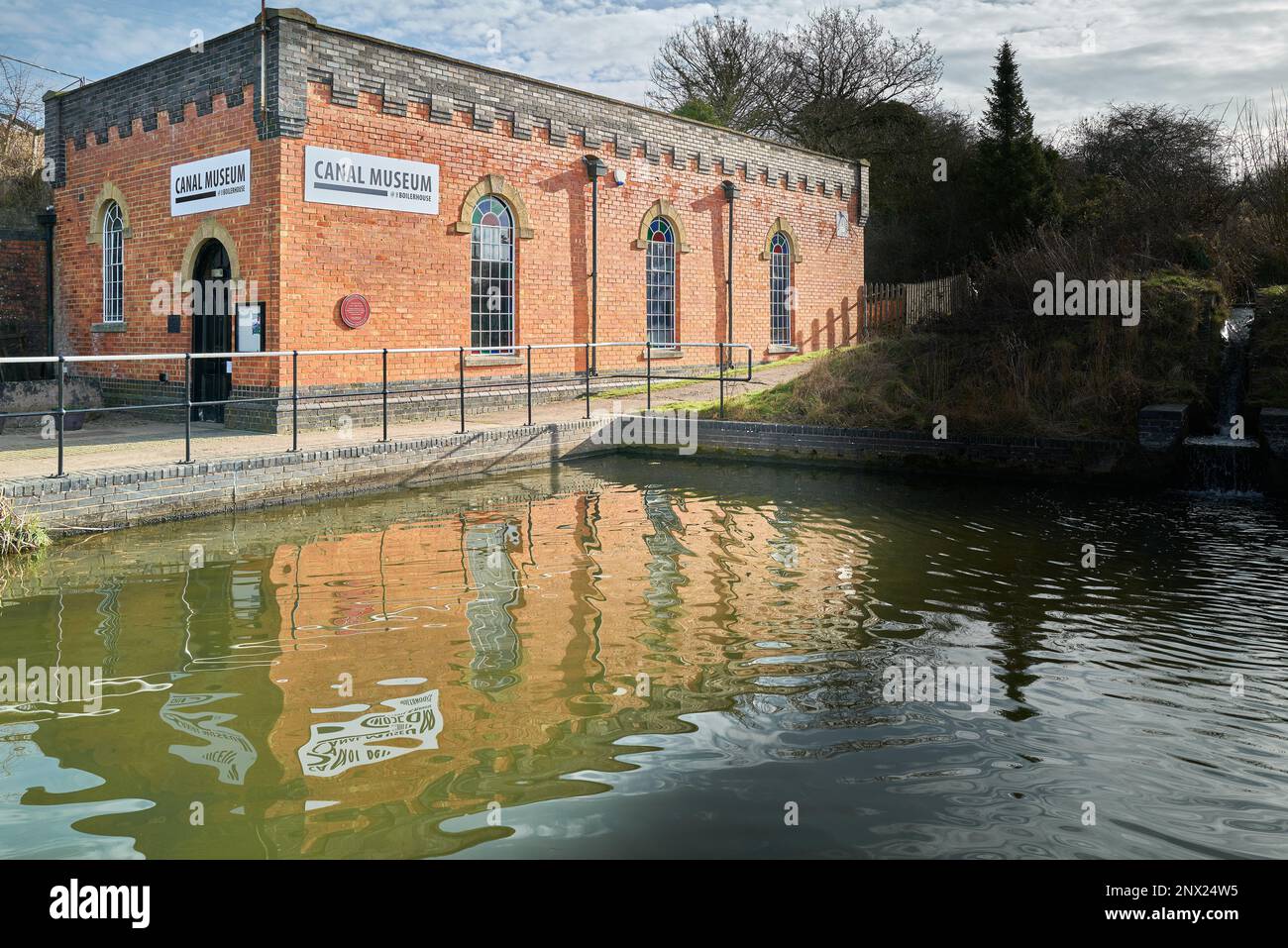 The former pump house, now a museum at Foxton locks, which has longest ...