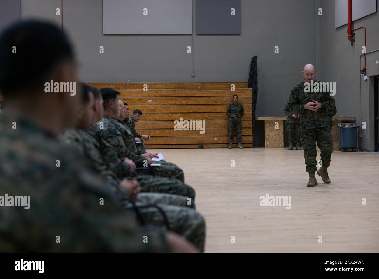 U.S. Marine Sgt. Maj. Troy E. Black, the sergeant major of the Marine ...