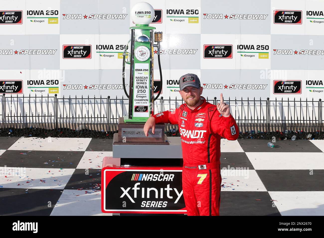 Justin Allgaier, JR Motorsports, Chevrolet Camaro BRANDT Professional ...