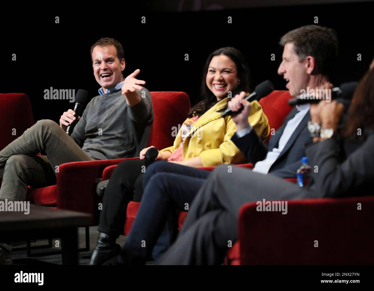 From left to right, Casey Bloys, Chairman and CEO, HBO and HBO Max ...