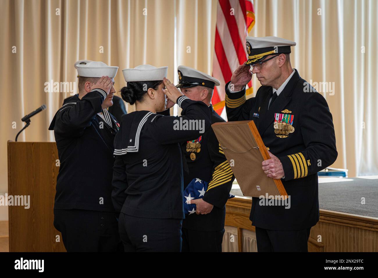 Capt. Andrew Duessel, Commodore, Fourth Navy Expeditionary Logistics ...
