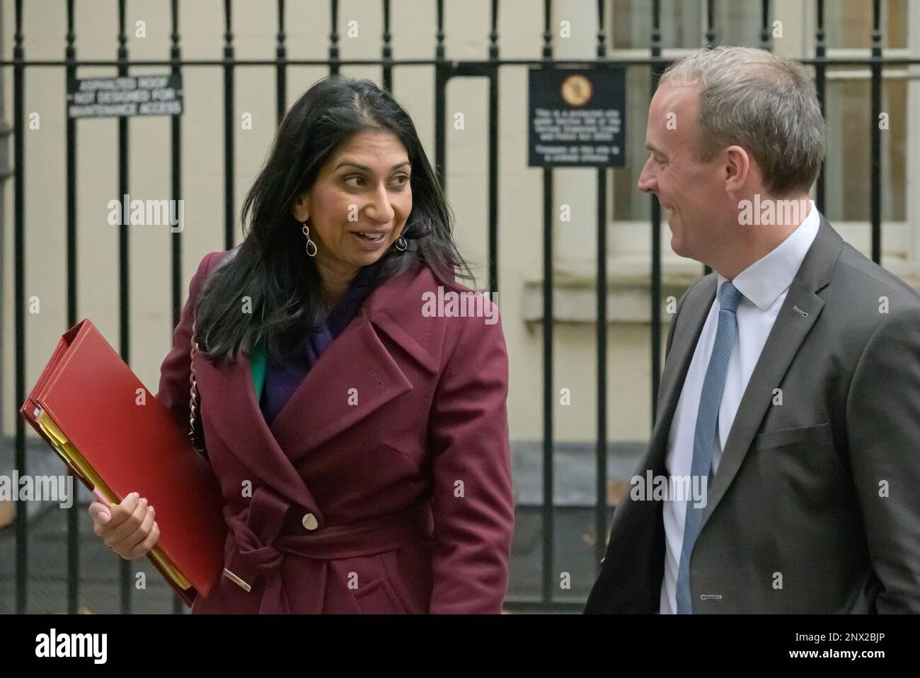 Suella Braverman MP (Home Secretary) and Dominic Raab (Deputy Prime ... Suella Braverman MP (Home Secretary) and Dominic Raab (Deputy Prime ...