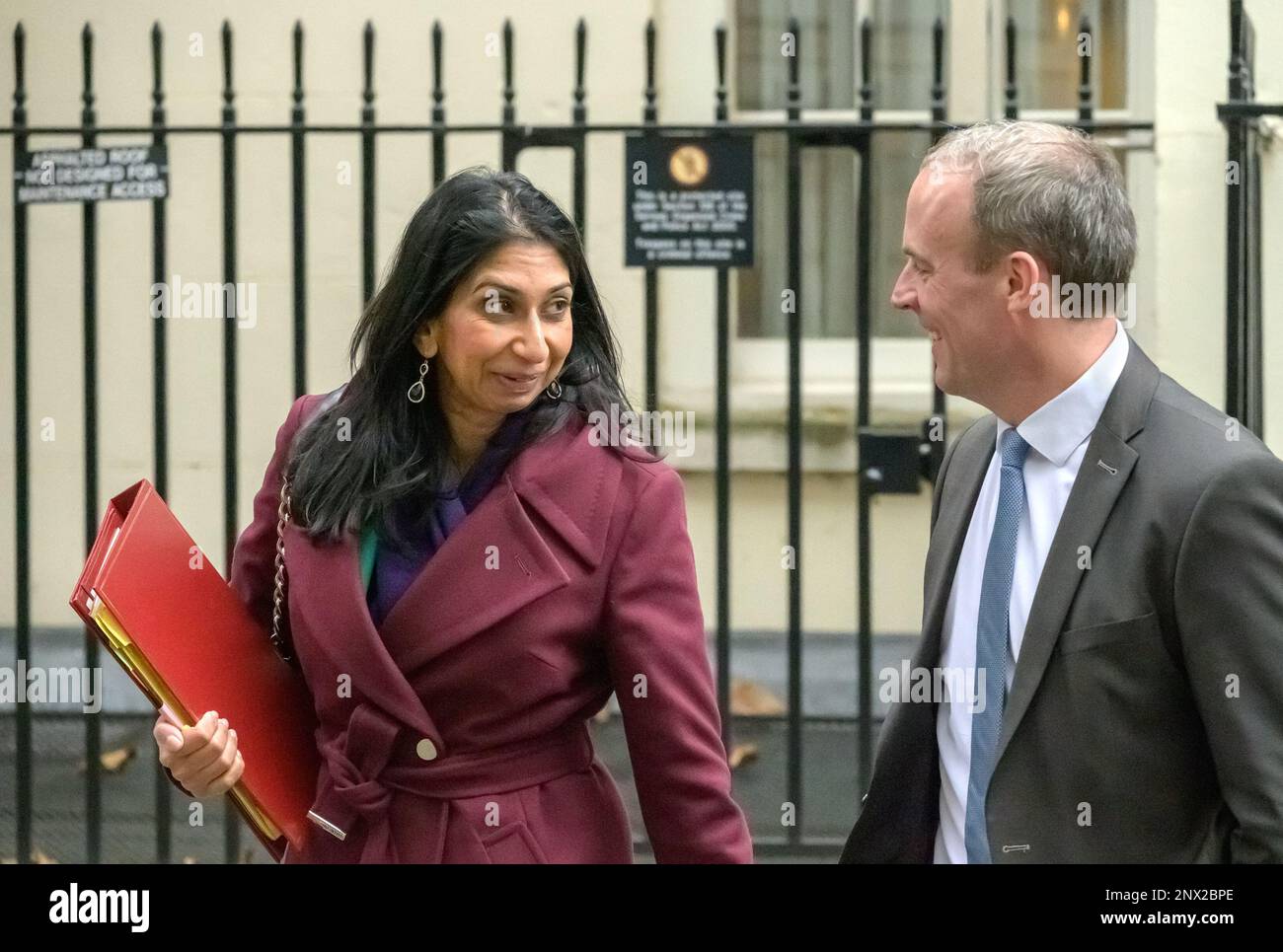 Suella Braverman MP (Home Secretary) and Dominic Raab (Deputy Prime ... Suella Braverman MP (Home Secretary) and Dominic Raab (Deputy Prime ...