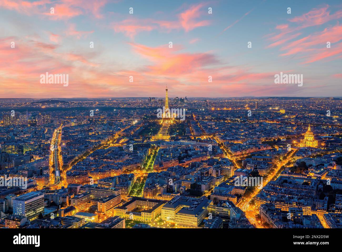Paris france downtown overview hi-res stock photography and images - Alamy