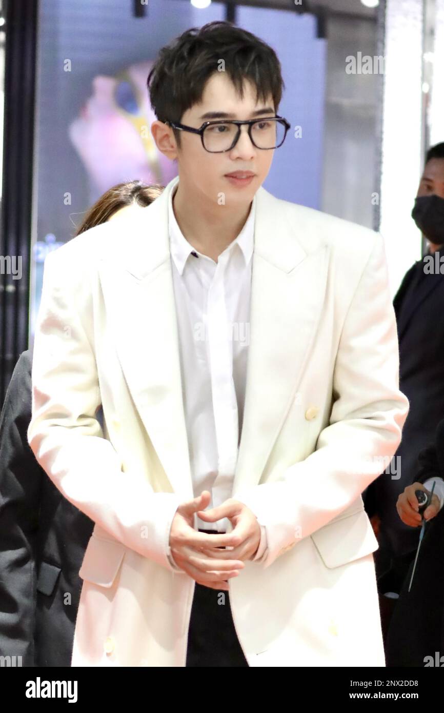 Chinese actor and model Leon Leong attended a brand activity in Beijing ...