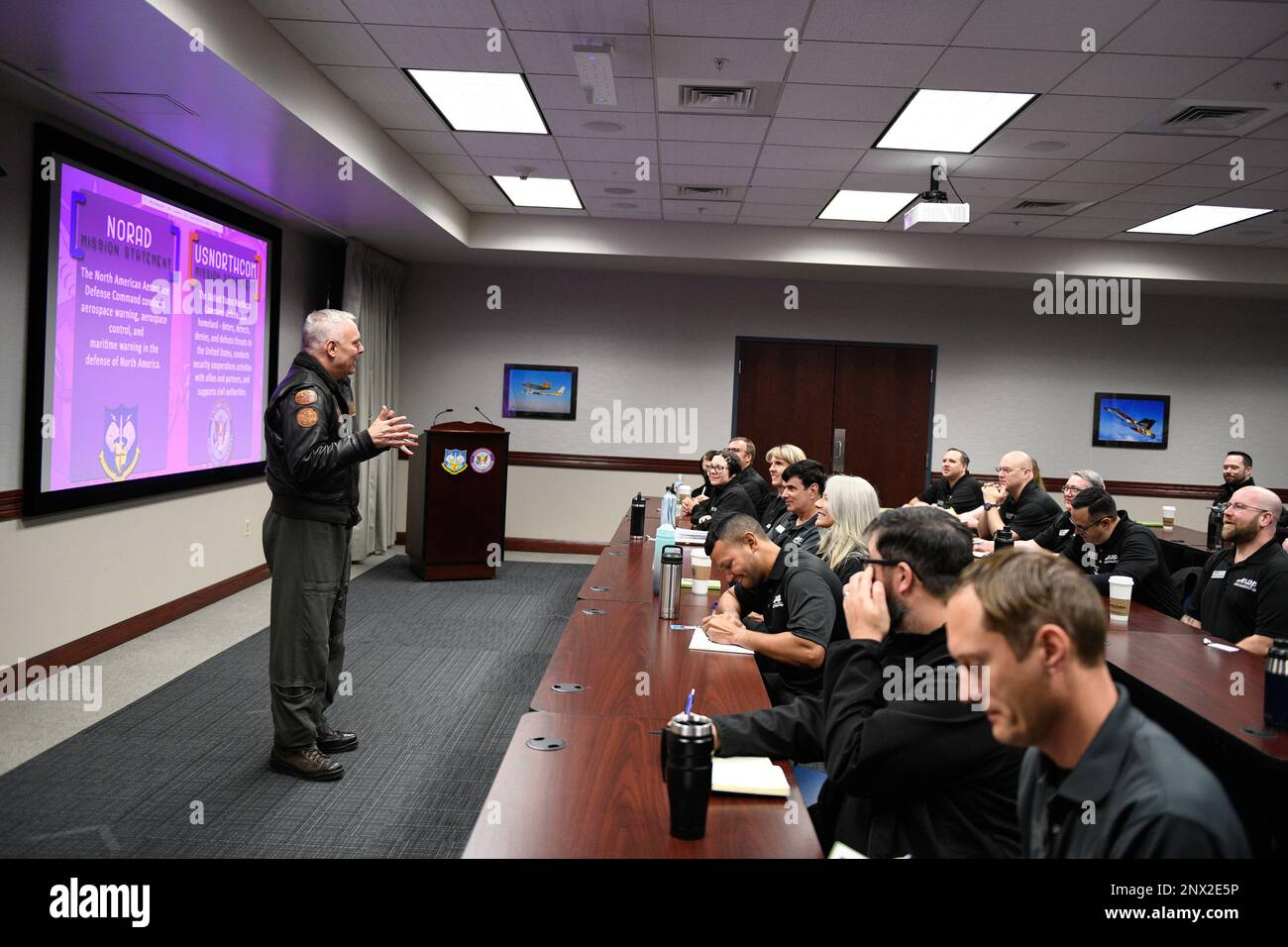 Rear Admiral Daniel Cheever, Chief of Staff, North American Aerospace ...