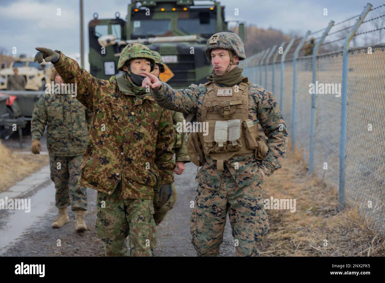 U.S. Marine Corps 1st Lt. Robert Orlandi, a motor transport officer ...