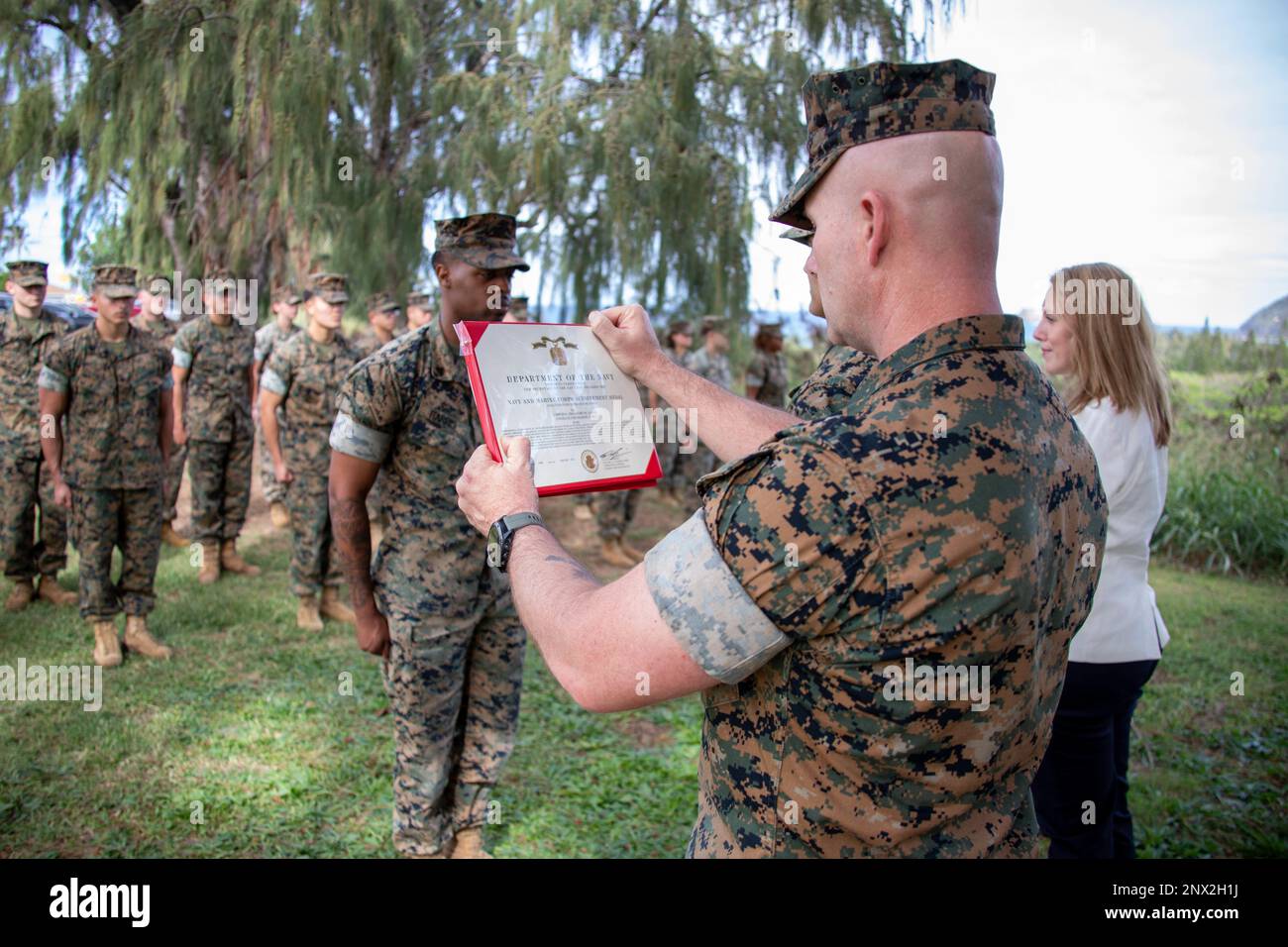 U.S. Marine Corps Sgt. Maj. Joseph Caputo, Marine Corps Base Hawaii Sgt ...