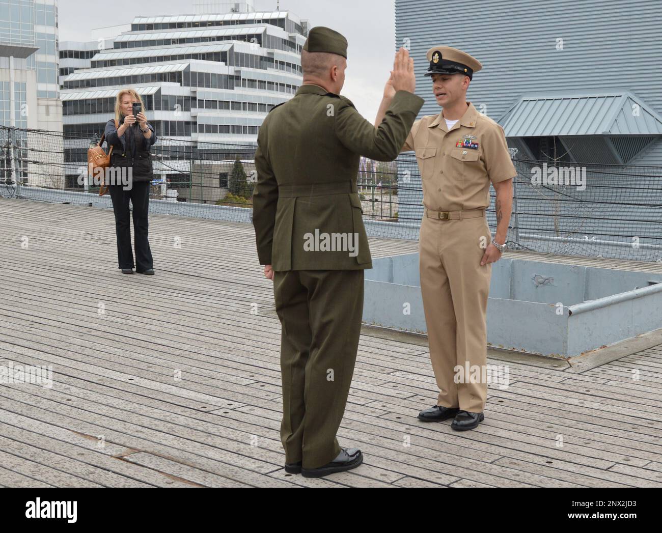 ENC(SW) Mack Taylor, assigned to the Cyclone Class Patrol Ship USS ...