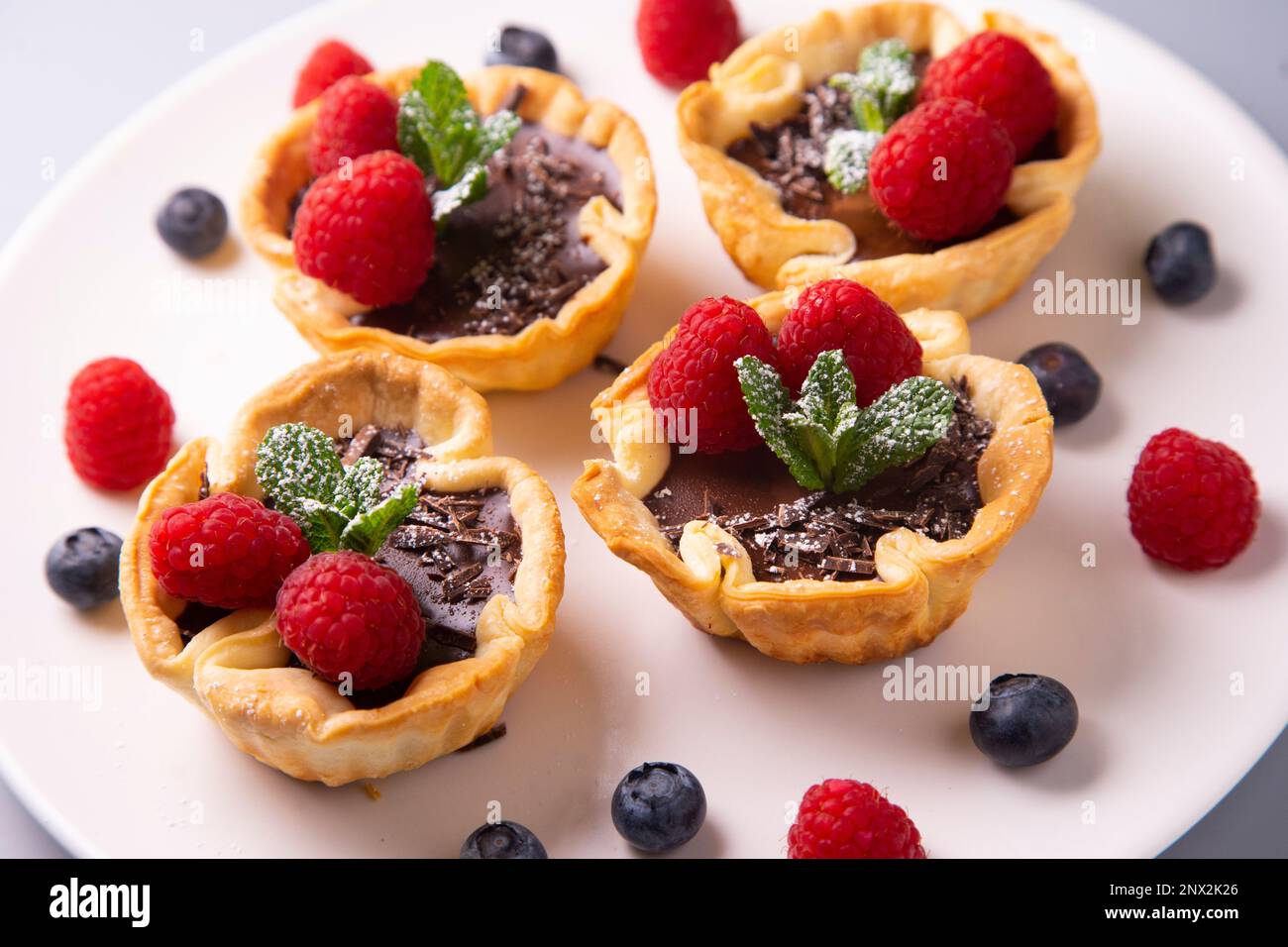 Homemade raspberry tart hi-res stock photography and images - Alamy