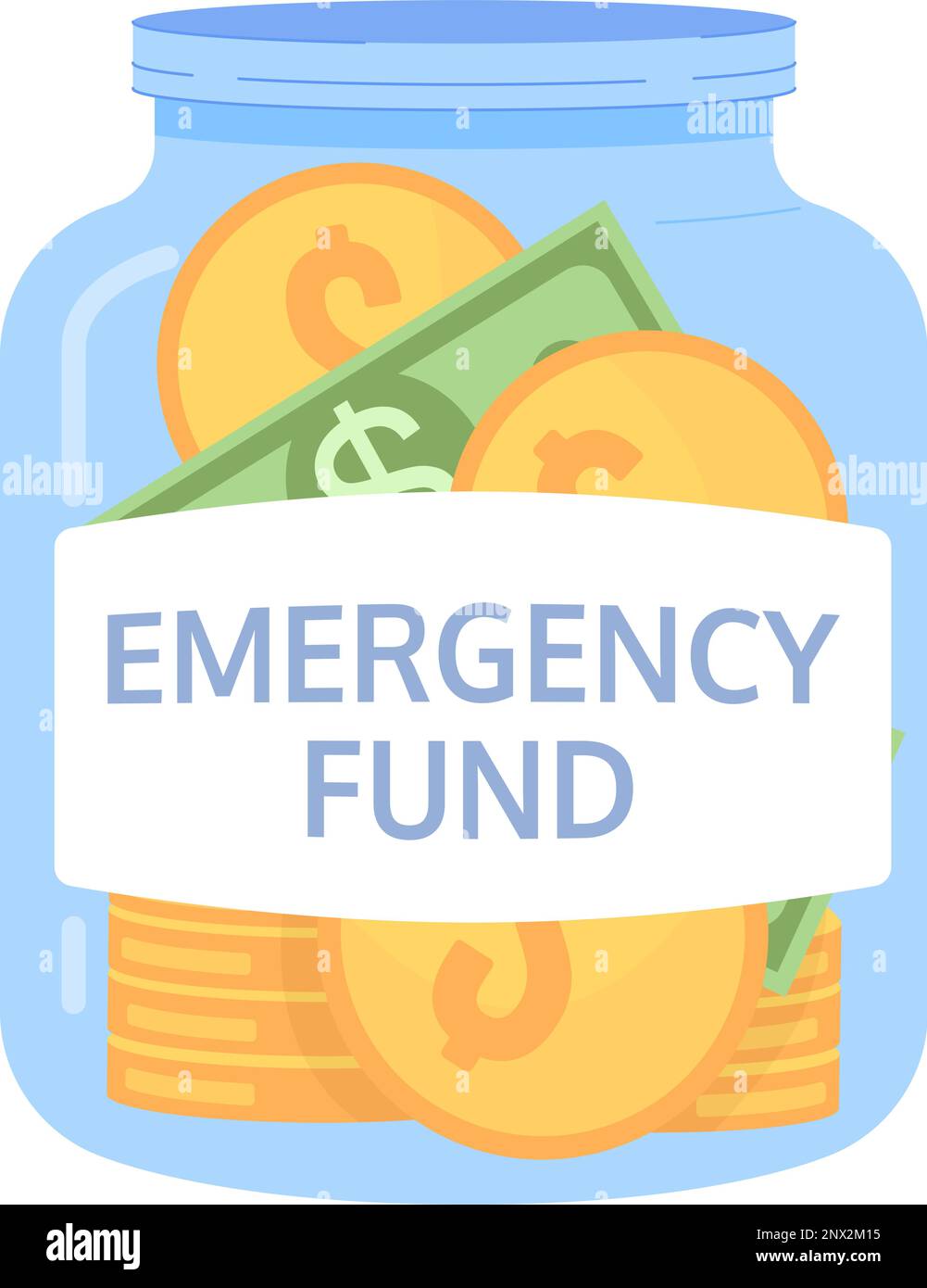 Emergency savings Stock Vector Images - Alamy