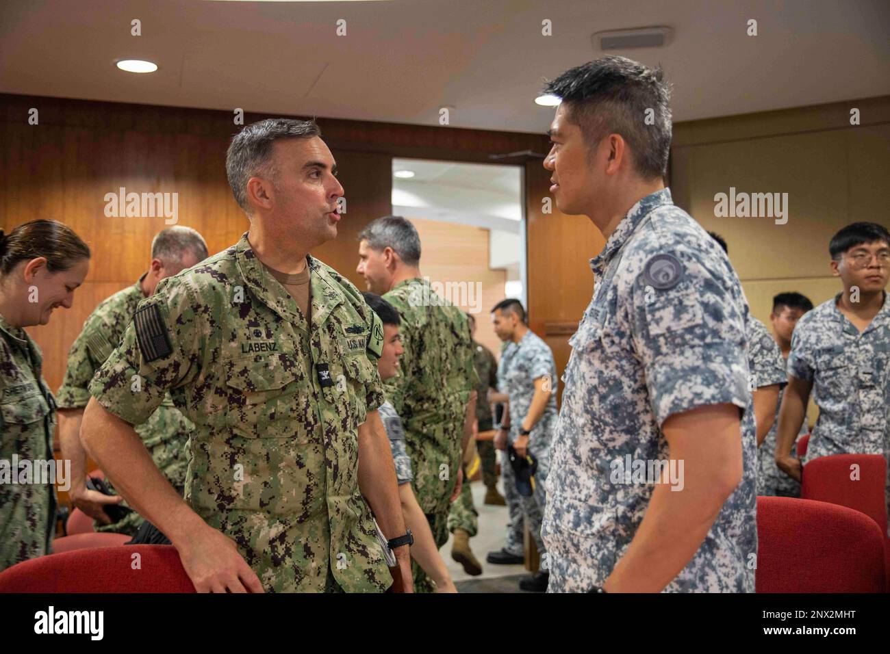 SINGAPORE (Jan. 9, 2023) Capt. Tim LaBenz, Destroyer Squadron 7 ...
