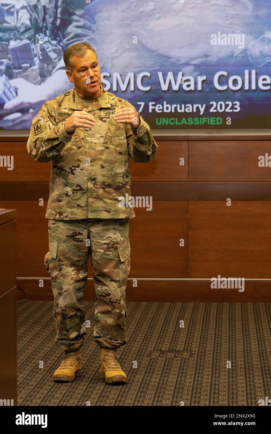 U.S. Army Gen. James H. Dickinson, the commander of U.S. Space Command ...