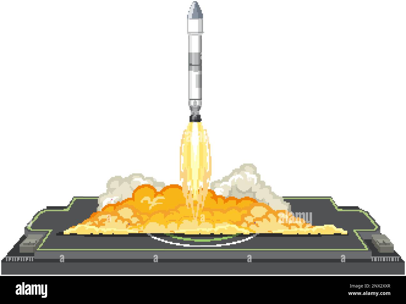 Launching rocket aerospace shuttle hi-res stock photography and images ...