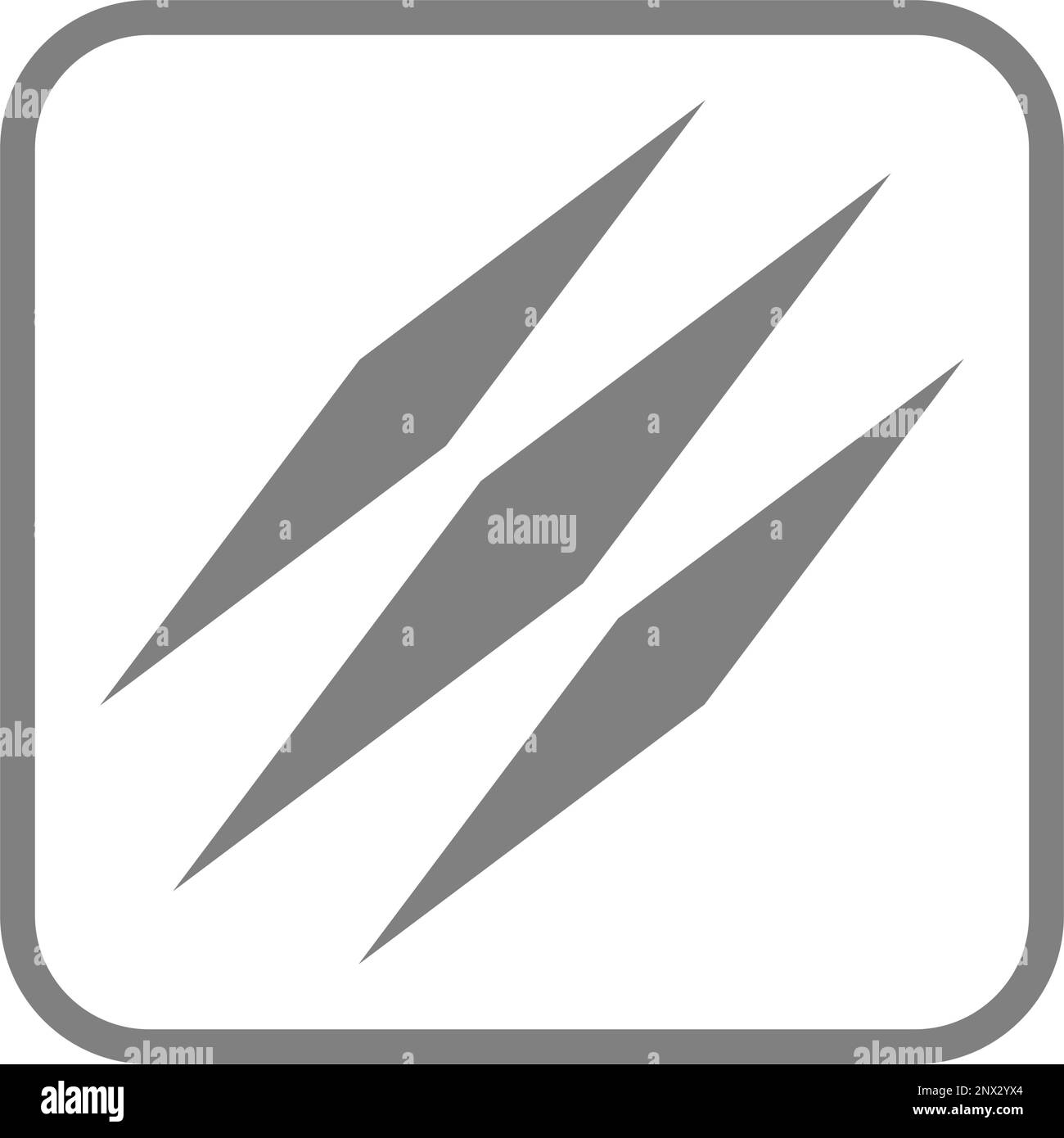 Animal claw icon logo design illustration Stock Vector Image & Art - Alamy