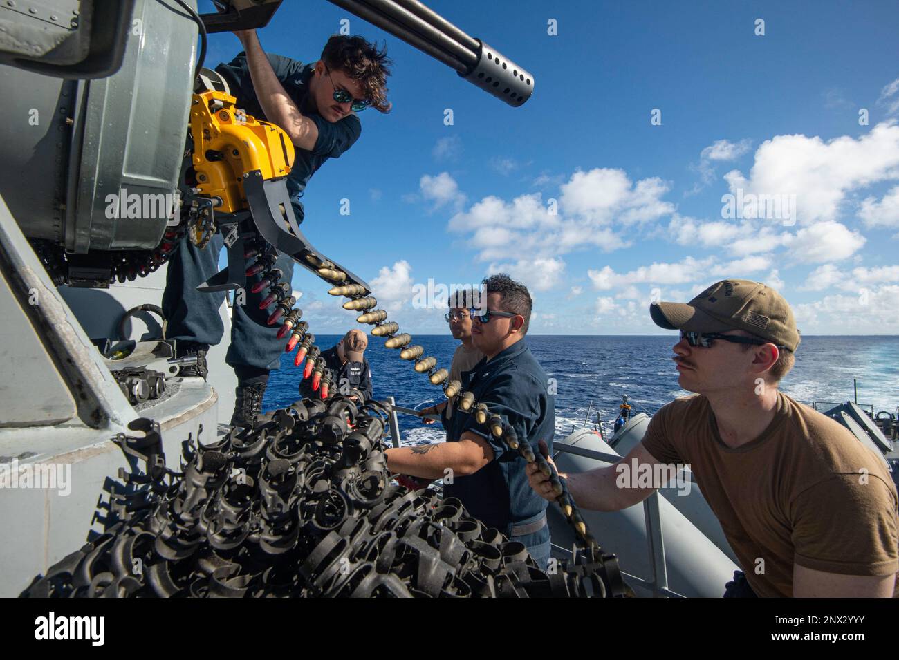 230119-N-NH267-1226 PACIFIC OCEAN (Jan. 19, 2023) U.S. Navy Sailors ...