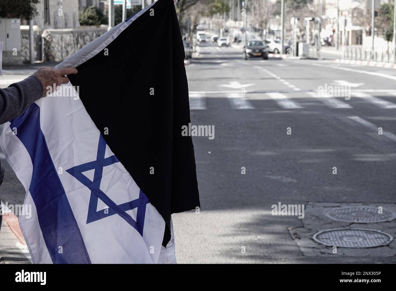 Likud party flags hi-res stock photography and images - Alamy