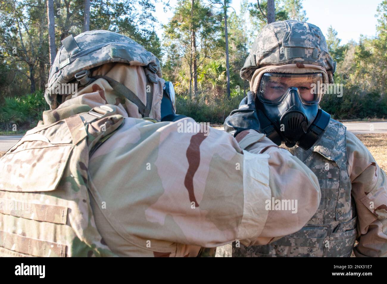 U.S. Airmen of the 202nd RED HORSE Squadron participate in an annual ...