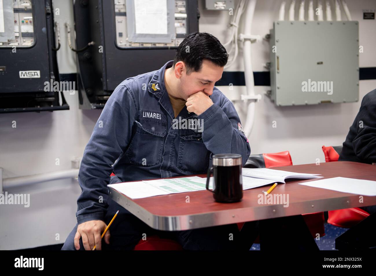 SAN DIEGO (Jan. 19, 2023) Religious Program Specialist 1st Class Isaiah ...