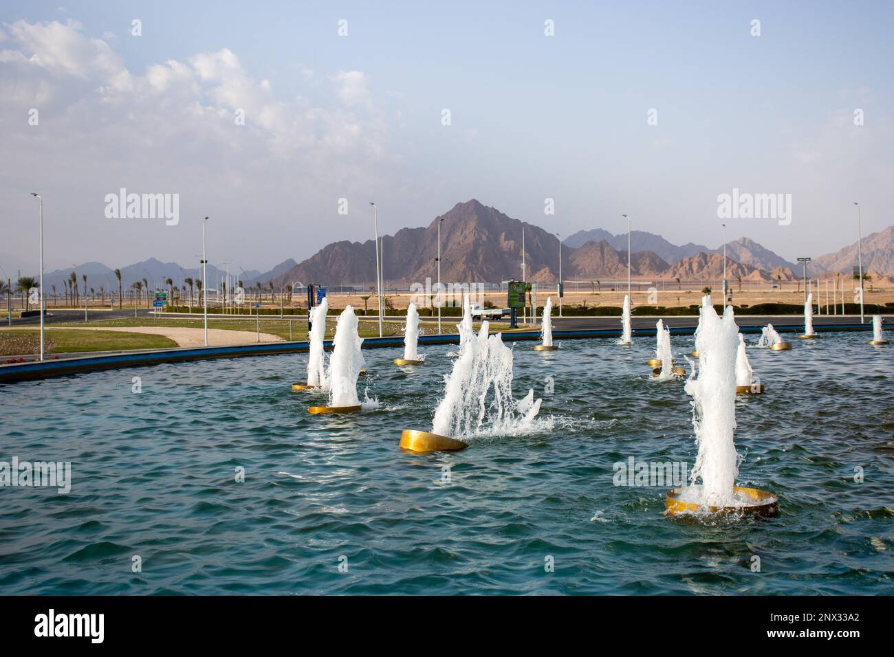 SHARM EL SHEIKH, EGYPT - JANUARY 30, 2023 Peace Square monument Stock ...
