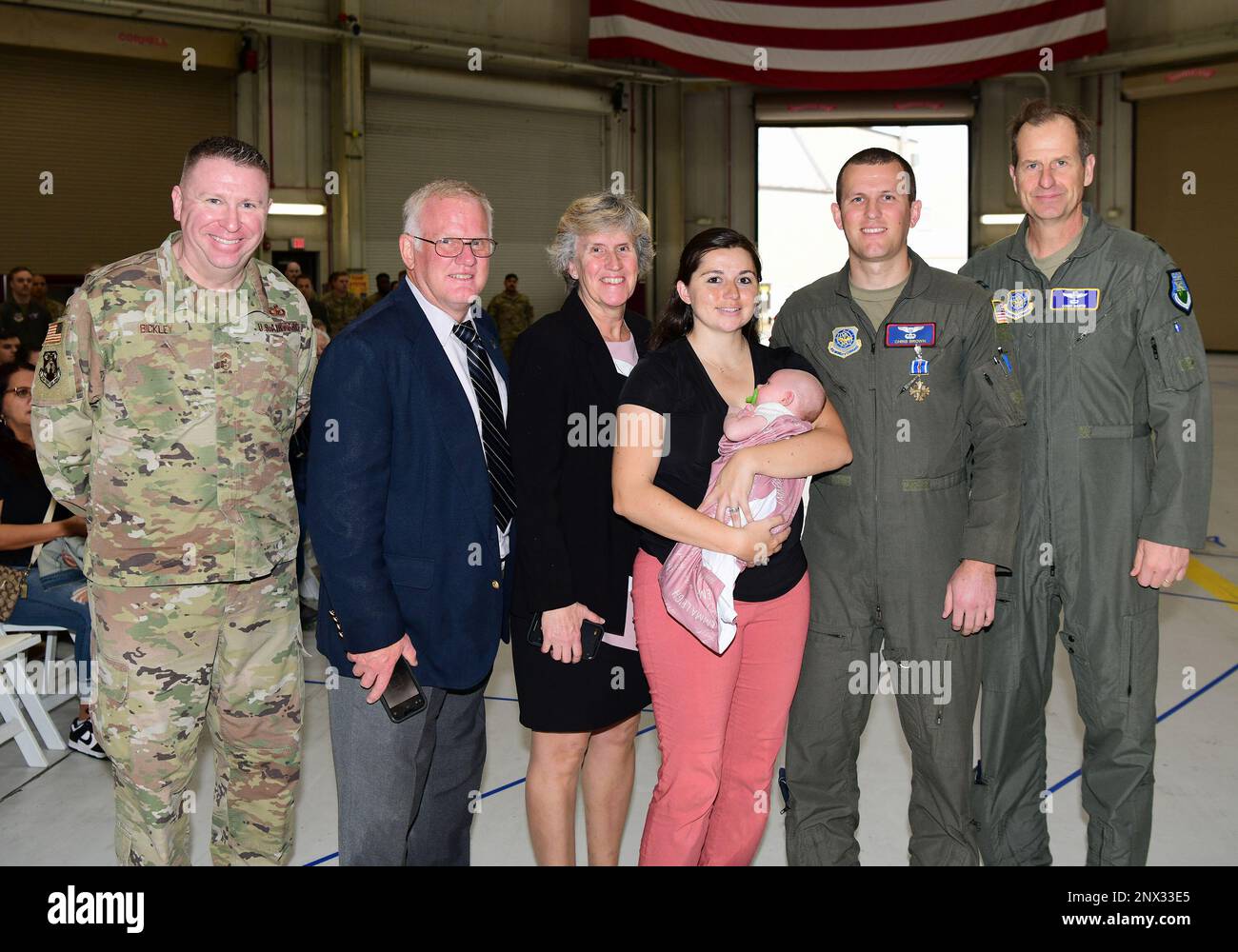 U.S. Air Force Capt. Chris Brown, 15th Airlift Squadron pilot, and his ...